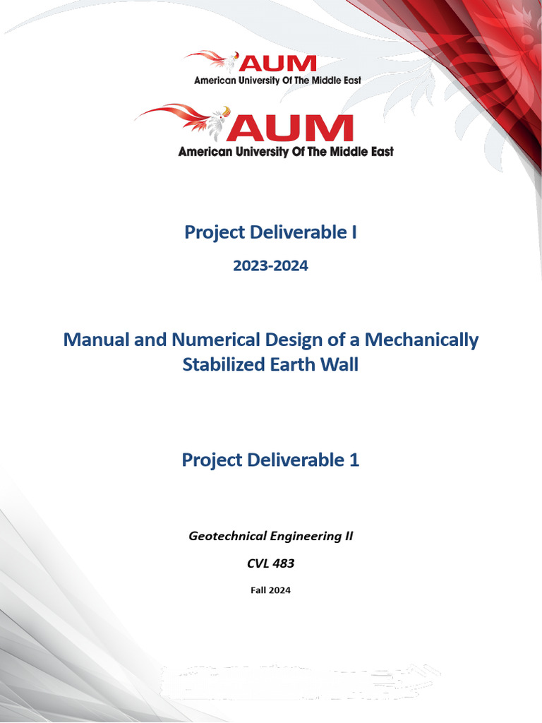 CVL483 - Project - Fall - 2024 - PD1 Template | PDF
