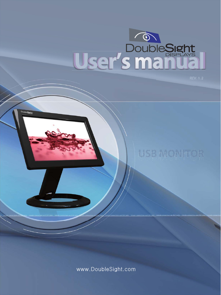 DoubleSight-user Manual V.1.2 | PDF | Computer Monitor | Usb