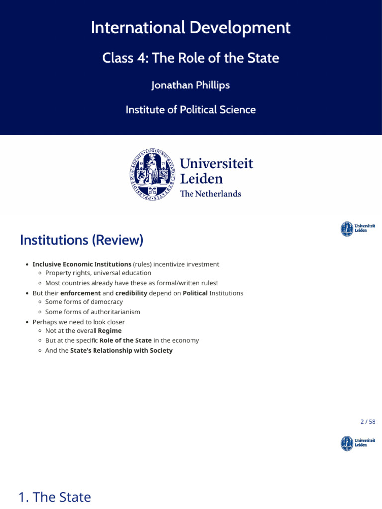 Slides Class 4 PDF | PDF | Cost Of Living | Washington Consensus