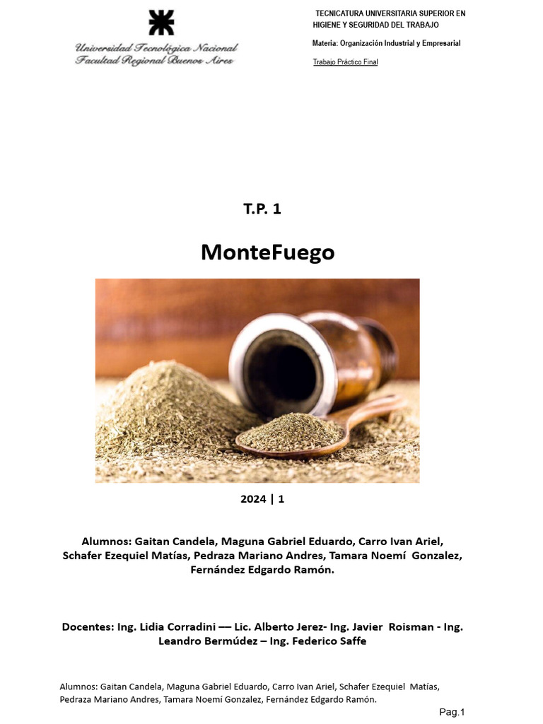 TP 1 Grupal M R.01 | PDF | Calidad (comercial) | Business