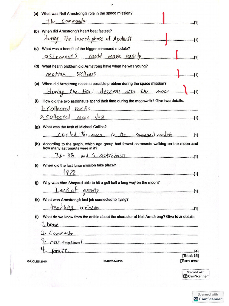 Adam's Homework (Exercise 1) | PDF