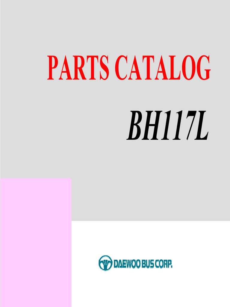 BH117L Chassis Catalogue | PDF | Steering | Clutch