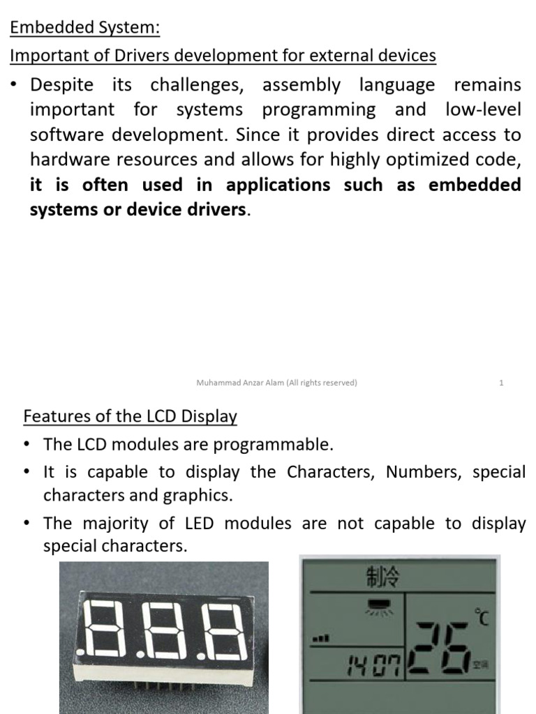 Lecture 22 ESD LCD Fall 2024 Anzar 11122024 122349pm | PDF | Electronics | Manufactured Goods