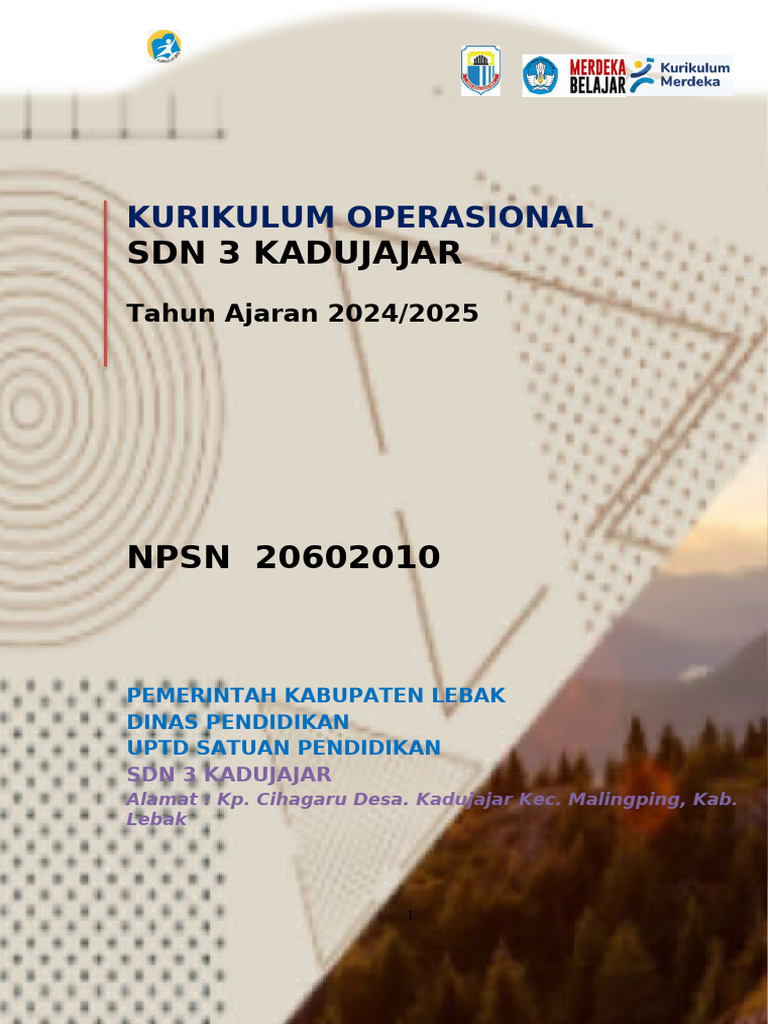 Contoh Model KOSP IKM MANDIRI BERUBAH | PDF