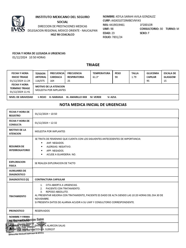 Keyla 1 | PDF | Medicina CLINICA | Enfermedades y trastornos