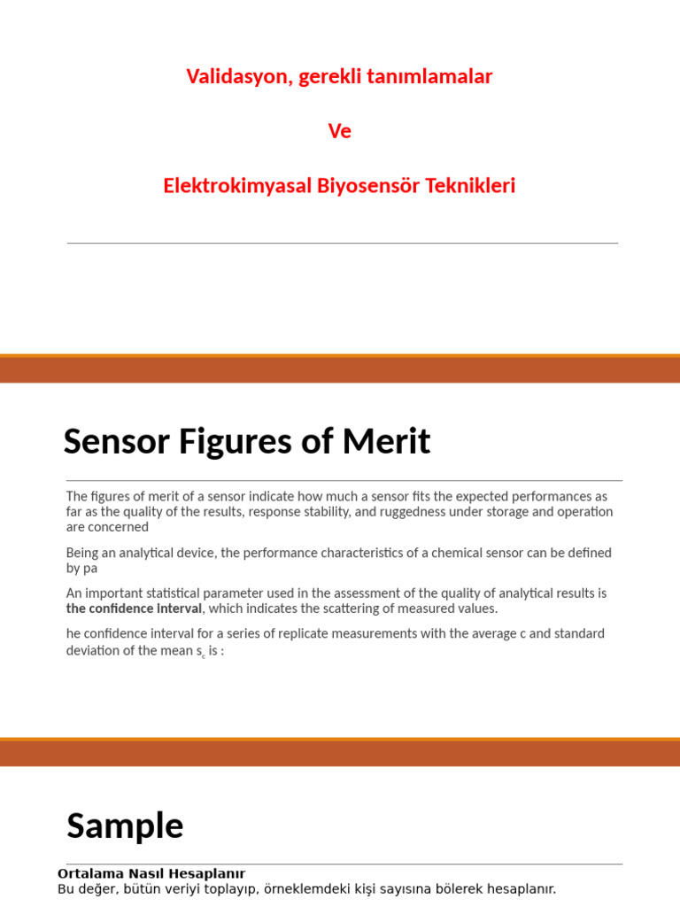 2. Hafta-Validasyon Ve Elektrokimyasal Teknikler | PDF