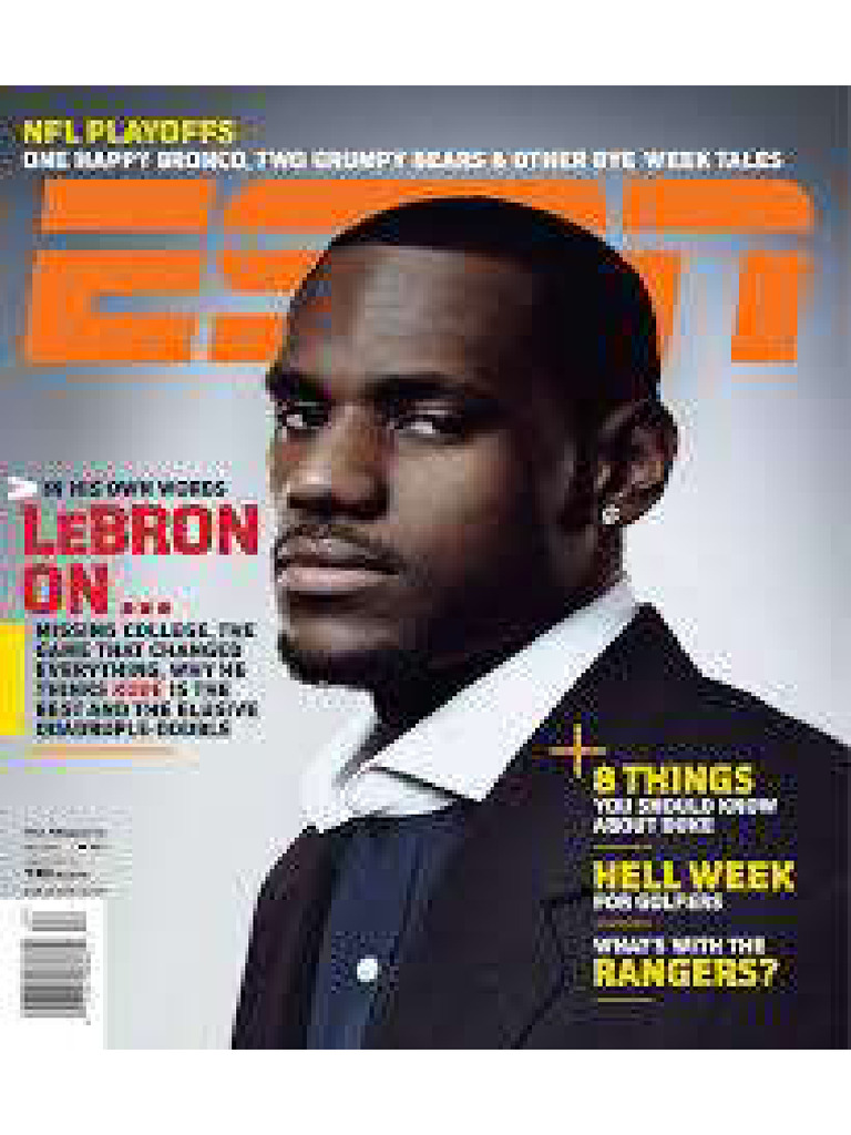 Lebron James - Espn Magazine | PDF