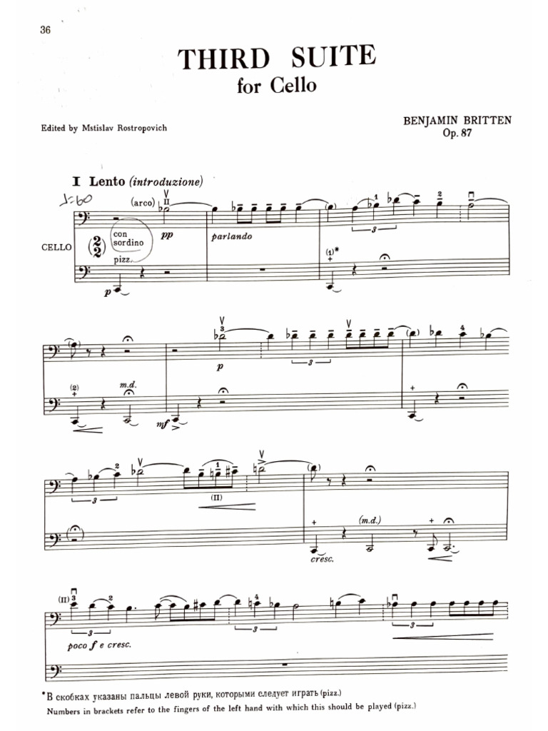 Cello Suite for Advanced Players | PDF | Musical Forms | Musical ...