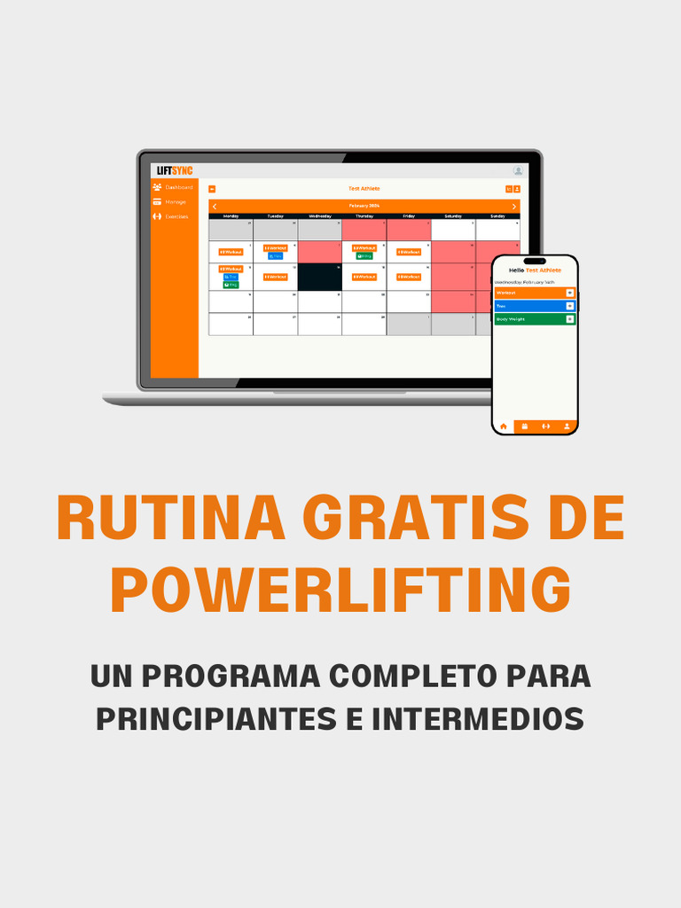 RUTINA GRATIS DE POWERLIFTING (2) | PDF | Entrenamiento con pesas