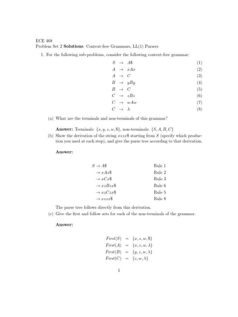 ps-2-sol | PDF | Grammar | Computer Programming