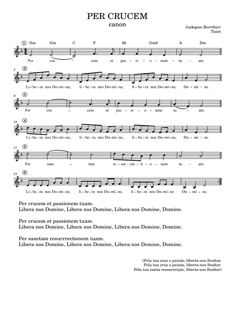 Per Crucem - Taize | PDF