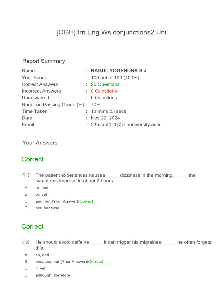 Nagul Yogendra S J-342254087 - (Ogh) .TRN - Eng.ws - Conjunctions2.uni ...