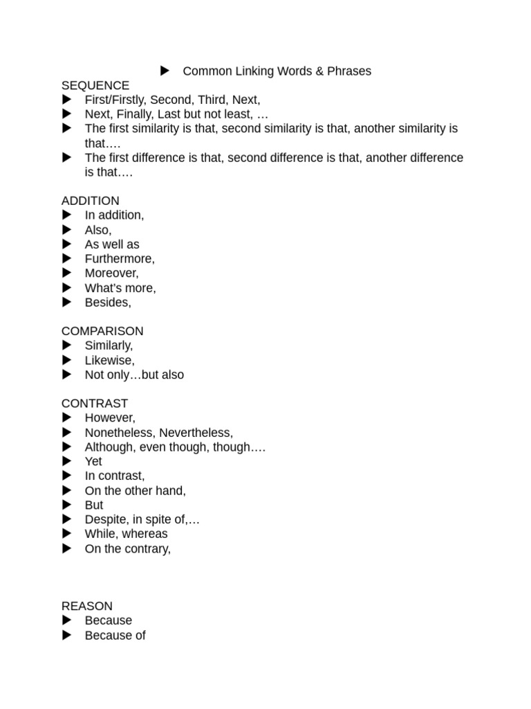 Linking Words for Similarity | PDF