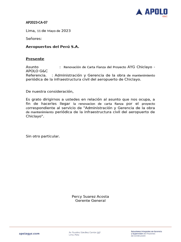 Carta Word | PDF