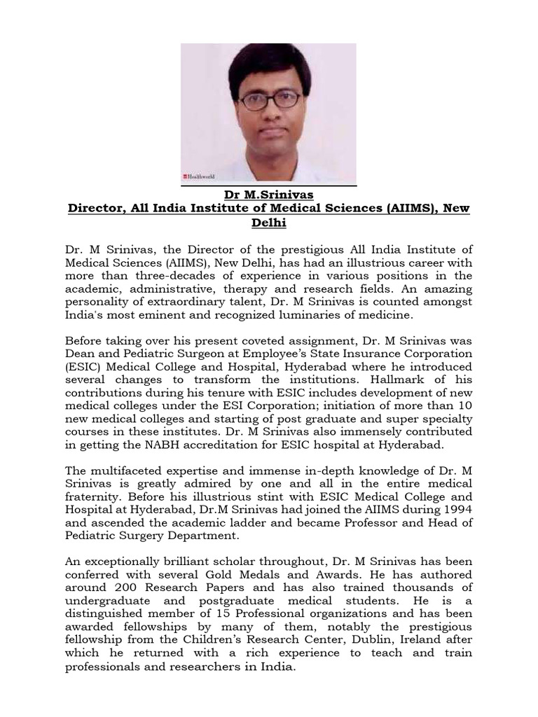40Dr M Srinivas | PDF