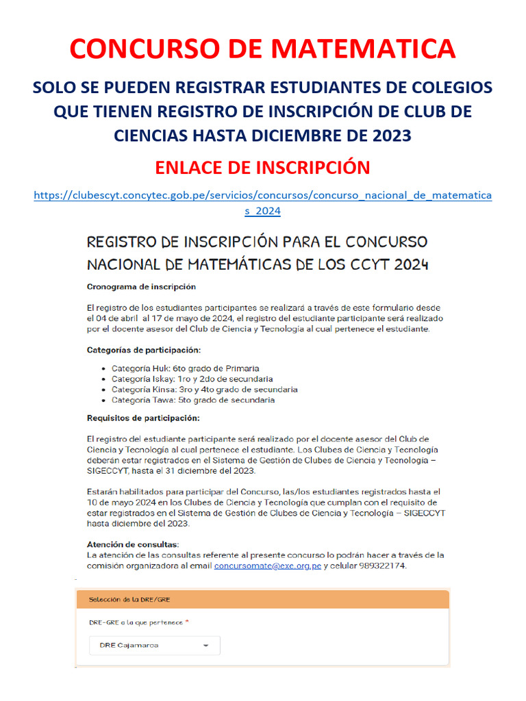 Concurso de Matemáticas 2023-2024 | PDF