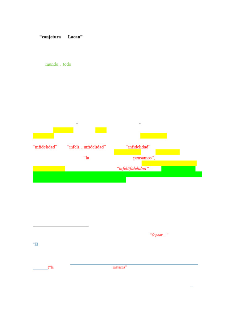 Capítulo Siete de LETRA POR LETRA | PDF | Verdad | Jacques Lacan