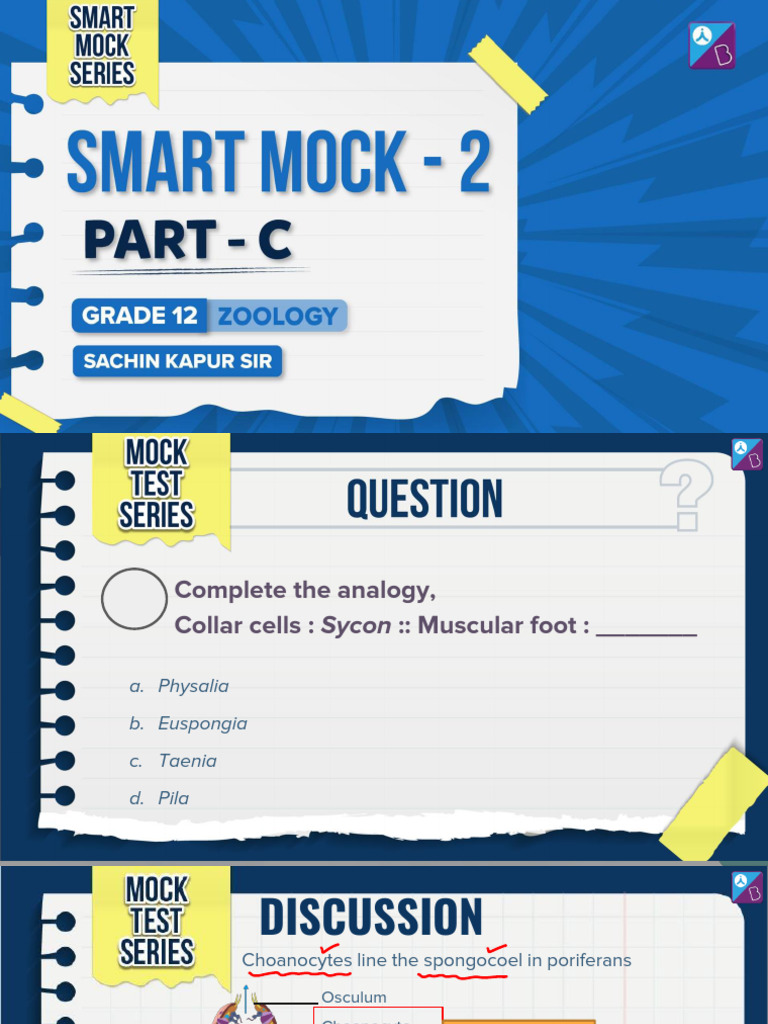 Mock Test 2 - Zoology | PDF | Stomach | Organ (Anatomy)