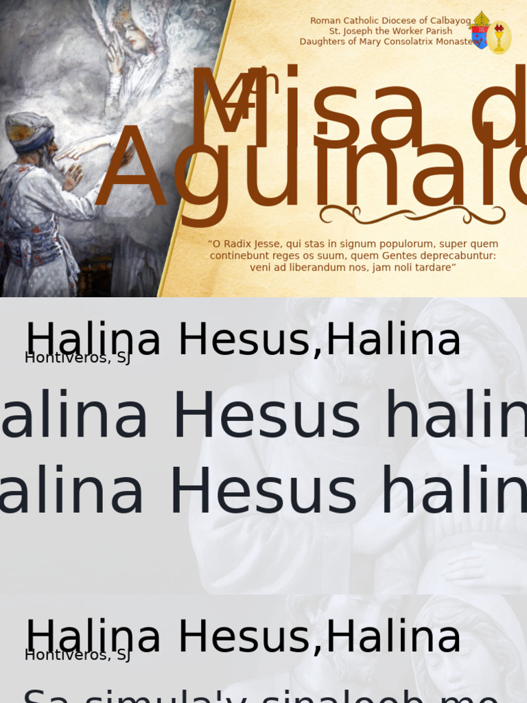 4th Misa de Aguinaldo Celebration | PDF | Religious Belief And Doctrine ...