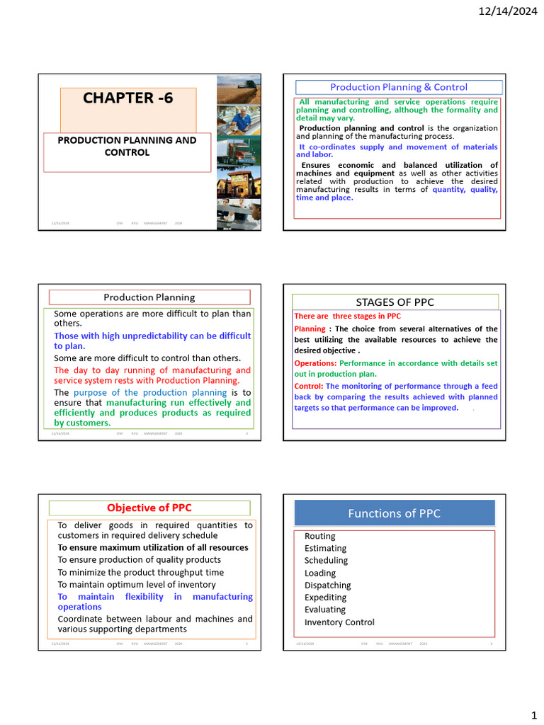 OM-CHA-6-2024RVU | PDF | Inventory | Labour Economics