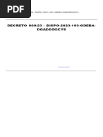 SUNA Decreto 900 | PDF