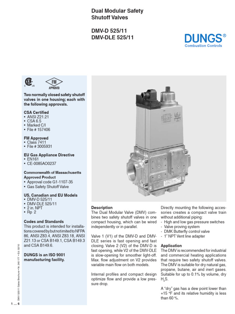 1403117189Dual_Modular_Valve_DMV_525_240177 | PDF | Valve ...