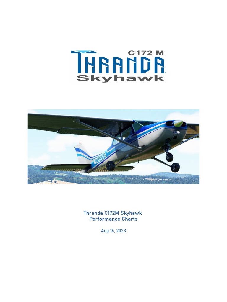 C172M Performance Charts | PDF | Takeoff | Flight