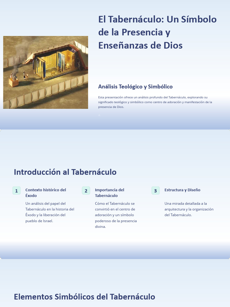 El-Tabernaculo-Un-Simbolo-de-la-Presencia de Dios | PDF | Tabernáculo ...