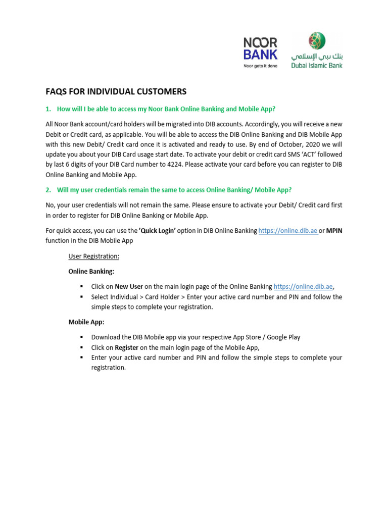 Retail Banking Online Banking Mobile App Faqs English | PDF | Online ...