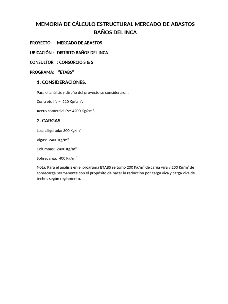 Memoria de Calculo Estruc Julio | PDF | Viga (Estructura) | Ingeniería de Edificación
