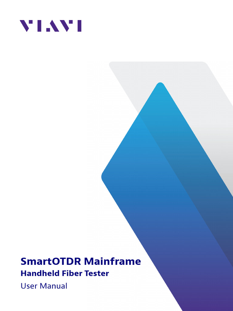 Smartotdr User Manual Manuals User Guides en | PDF | Battery Charger | Electrical Engineering