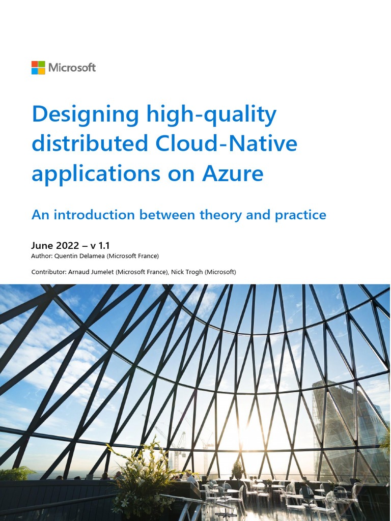 Azure Cloud-Native Application Design Guide | PDF | Cloud Computing ...