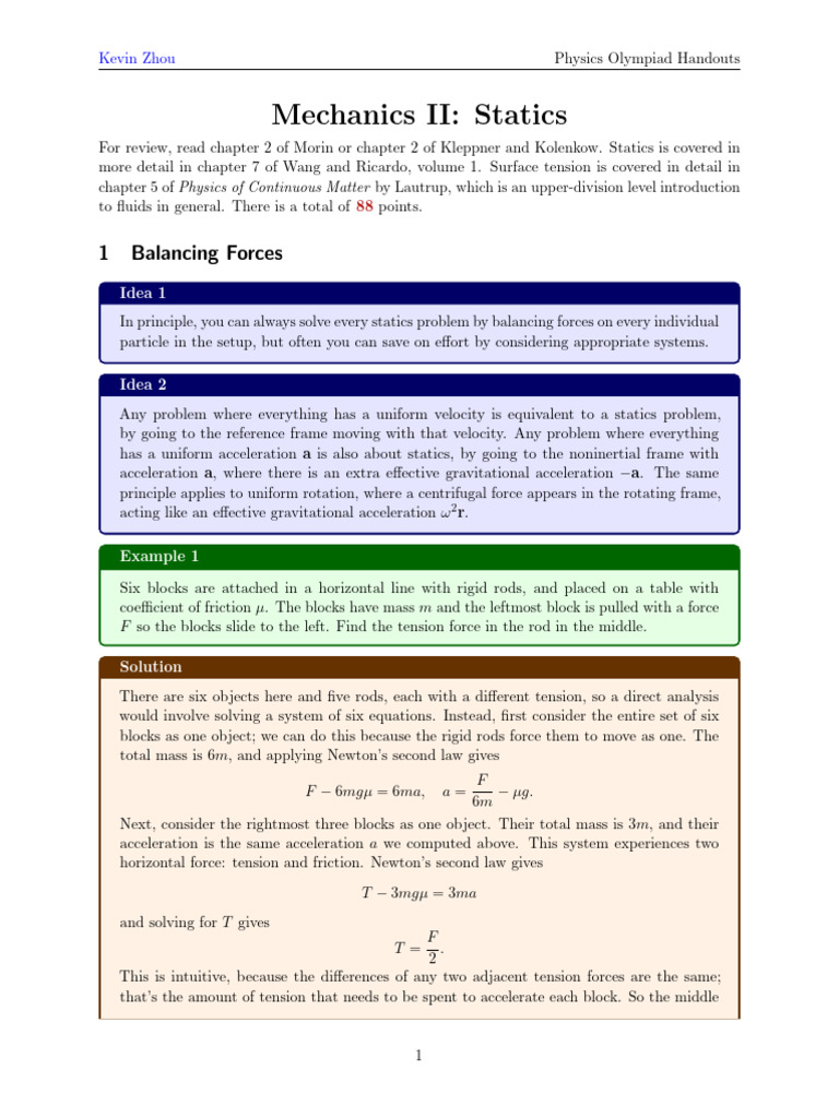 M2 | PDF | Force | Torque