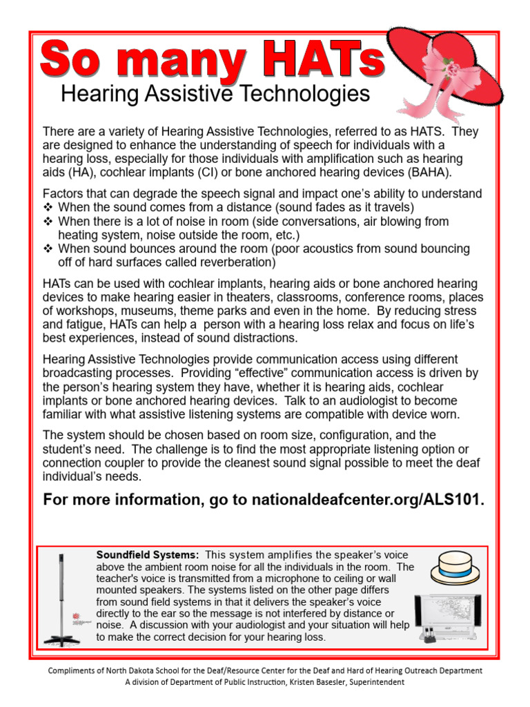 Assistive Listening Devices HATS 2020.pub_ | PDF | Hearing Aid ...