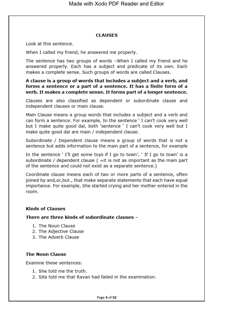 Class - 10 Grammar Worksheets | PDF | Grammatical Number | Verb