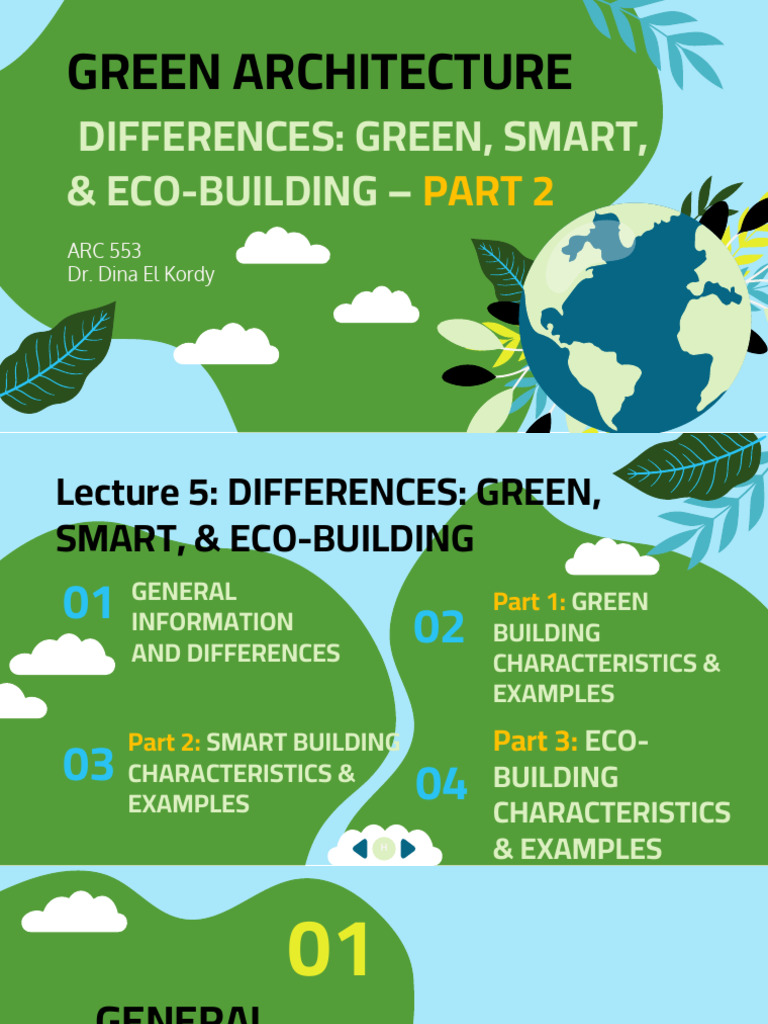 ARC 553 - Green Architecture - Lec 6 - Ecobuilding | PDF | Nature | Natural Environment