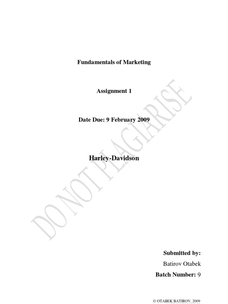 SWOT Analysis Harley Davidson | PDF | Harley Davidson | Motorcycle