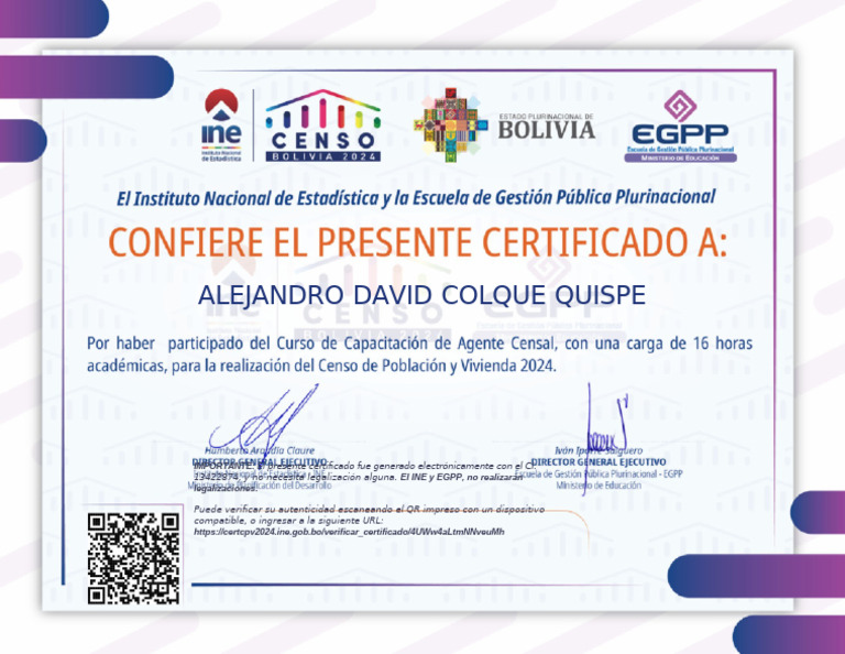 Certificación de Capacitación Como Agente Censal - 4uww4altmnnveumh | PDF