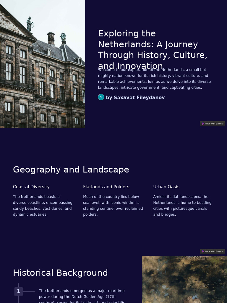Discovering the Netherlands: Culture & History | PDF | Netherlands ...