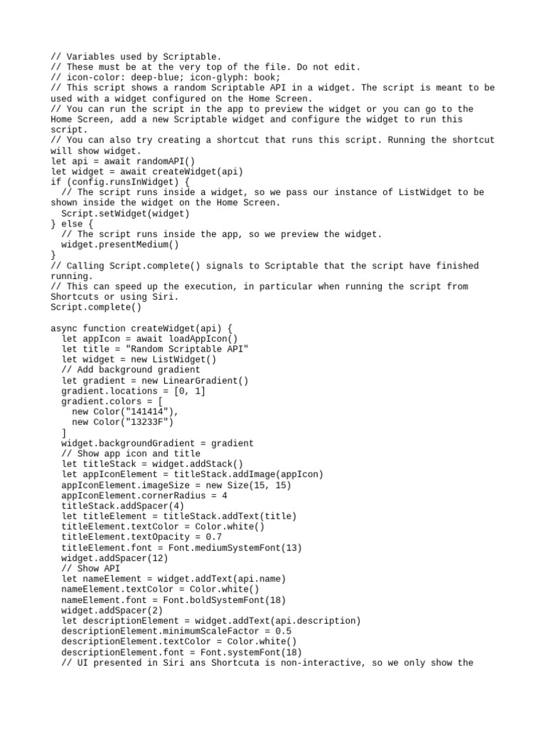Random Scriptable API | PDF | Computing Platforms | Microsoft Windows