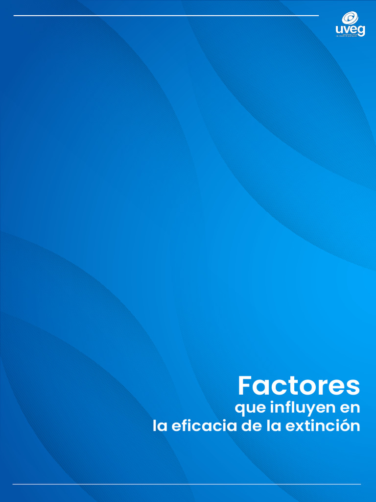 MC U2 L8 Factores Que Influyen | PDF | Comportamiento | Extinción