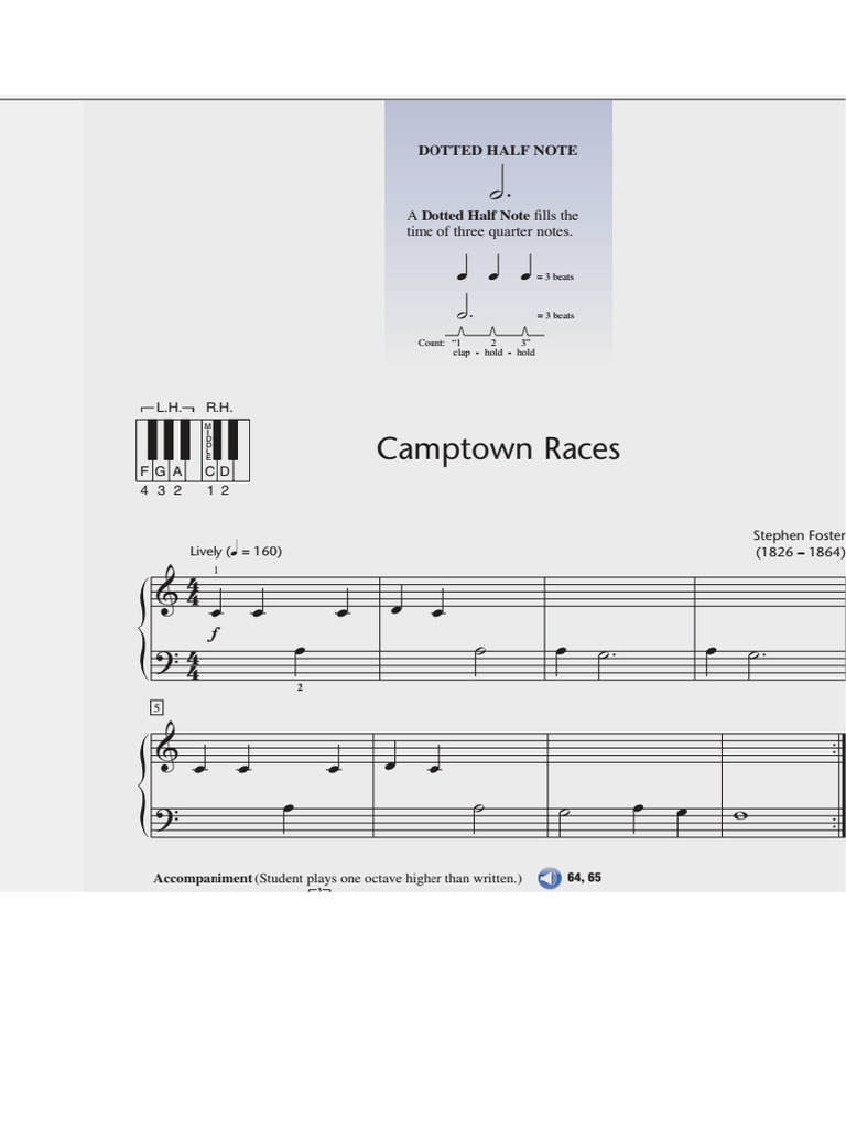 Camptown Races | PDF