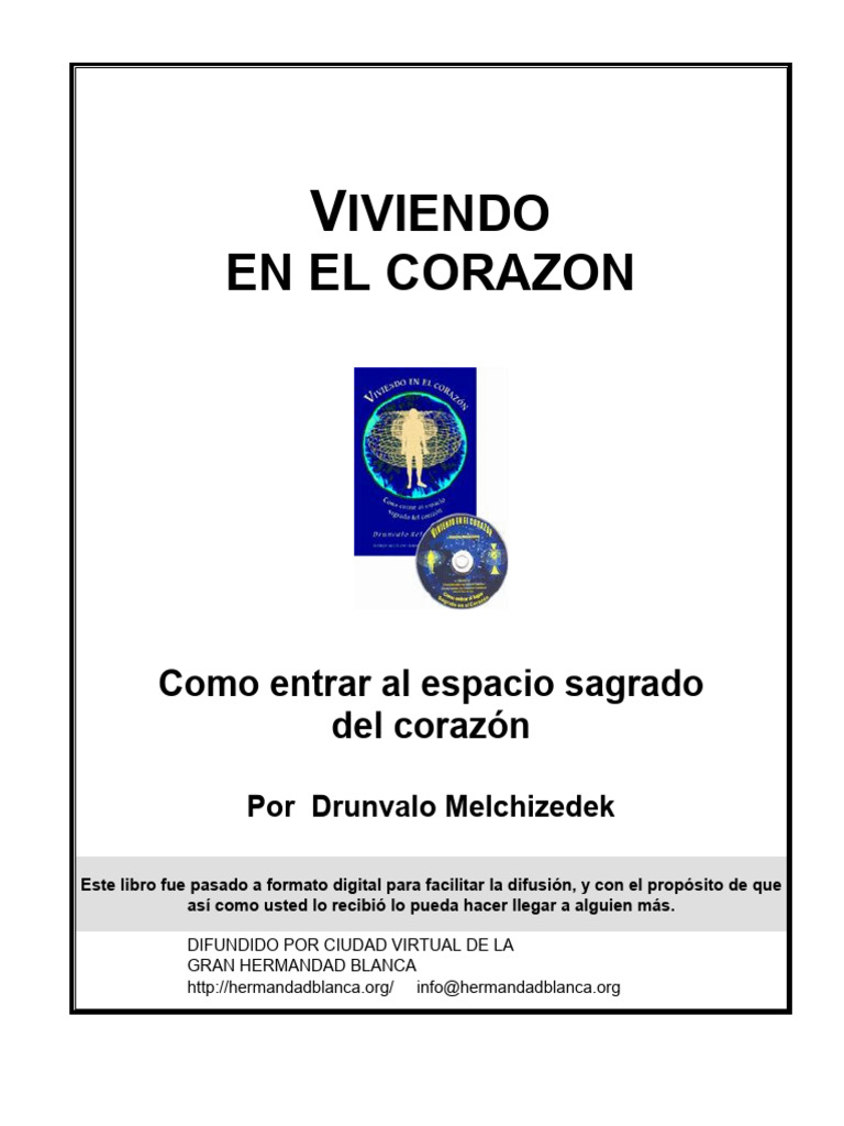 Drunvalo Melchizedek Viviendo Desde El Corazon | PDF