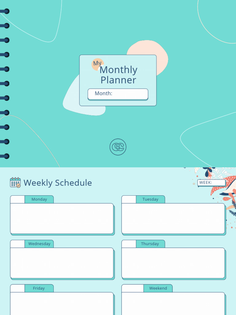Weekly English Study Planner Pdf