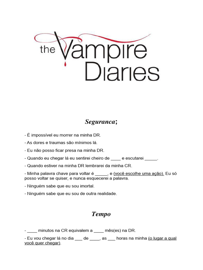 The Vampire Diaries Script | PDF