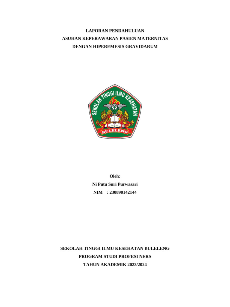 23089142144 - Ni Putu Suri Purwasari - LP HG | PDF