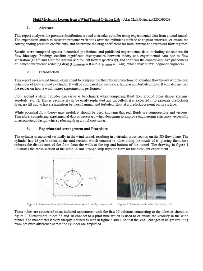Cylinder Lab Activity (Alan Clark Gutierrez 220059203) | PDF | Fluid ...