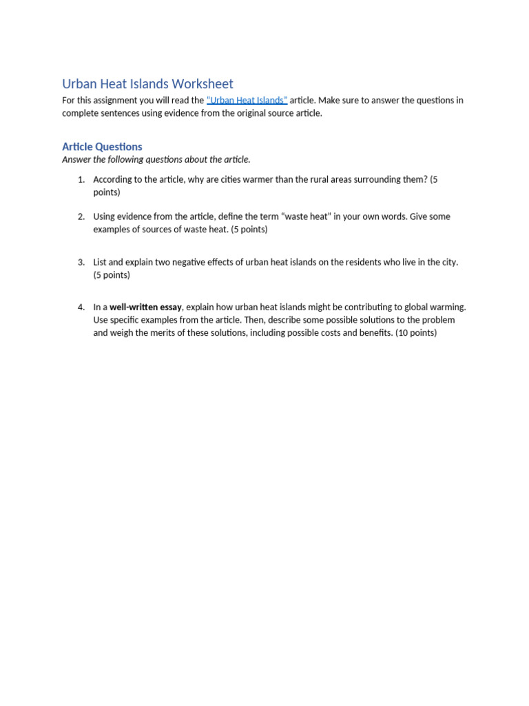 MET 5.02 Worksheet | PDF