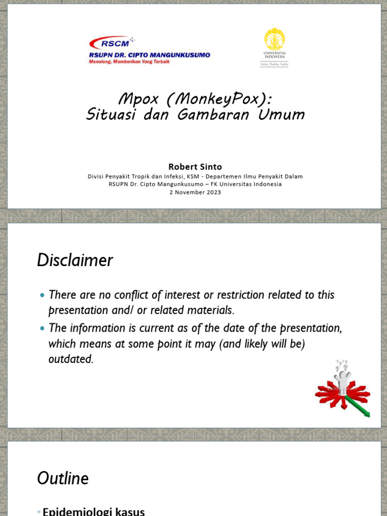 Monkeypox Risk - Robert Sinto | PDF