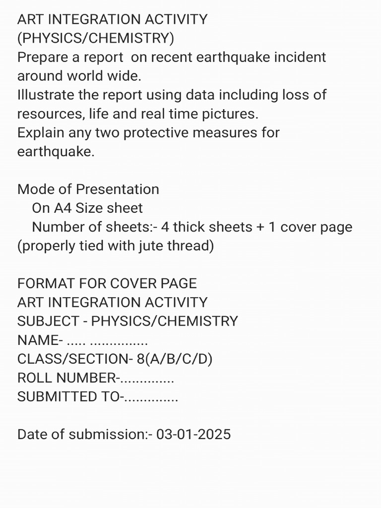Art Integration Activity - 241221 - 152317 | PDF